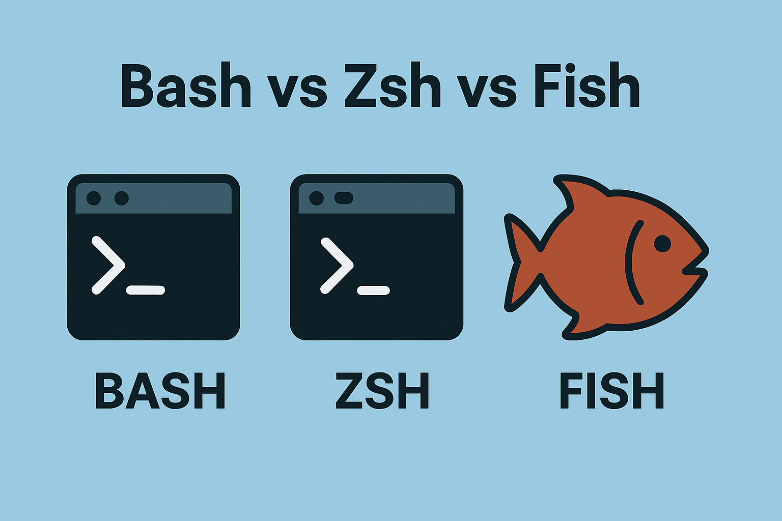 Bash vs Zsh vs Fish – The Ultimate Linux Shell Comparison for 2025