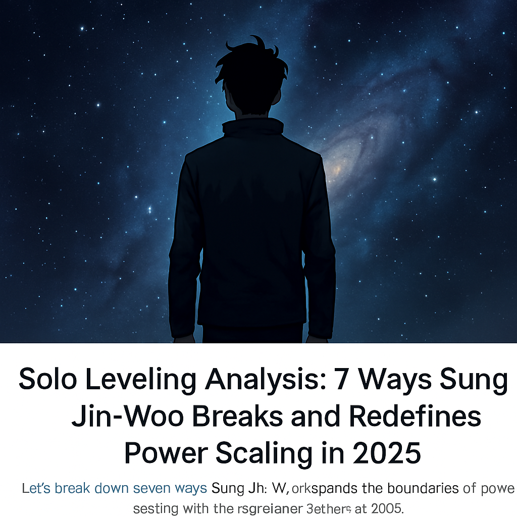 Solo Leveling Analysis 2025: Breaking Time, Space, and Multiverse ...