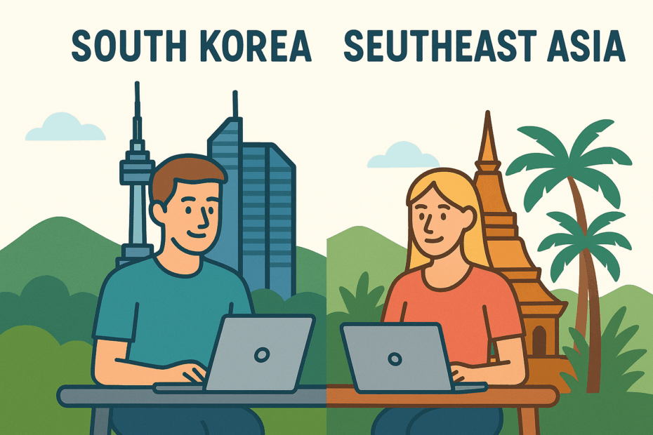 digital nomad Korea vs Southeast Asia Digital Nomad Korea vs Southeast ...