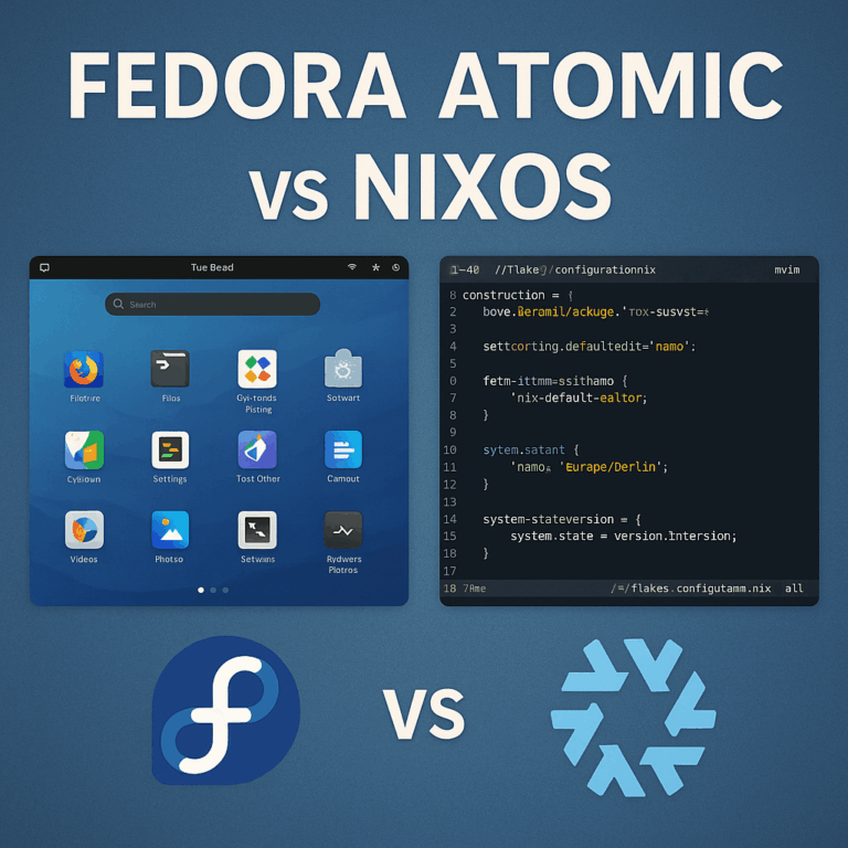 Fedora Atomic vs NixOS: The Immutable Linux Desktop Battle of 2025 Fedora Atomic vs NixOS - AN4T ...
